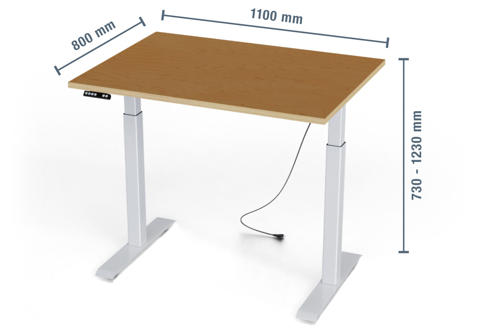 Adjustable desktop table store